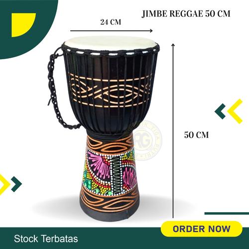 Jual Alat Musik Kendang Gendang Jimbe Tinggi 50cm Jumbo Motif Ukir ...