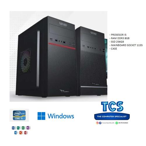Jual CPU / Komputer / PC Rakitan Core i5 RAM 8GB 256SSD - I5-10400 ...