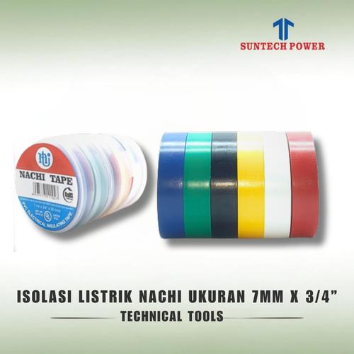 Jual Isolasi Listrik Nachi Ukuran 7mm x 3/4" PVC Electrical Insulation ...