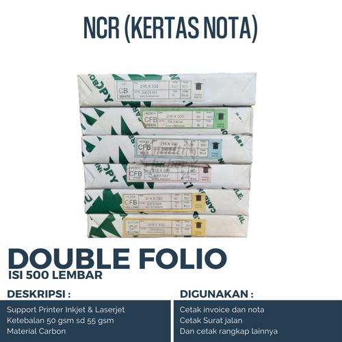 Jual Kertas NCR Double Folio 500 lembar multi copy - TOP, Putih - Kota ...