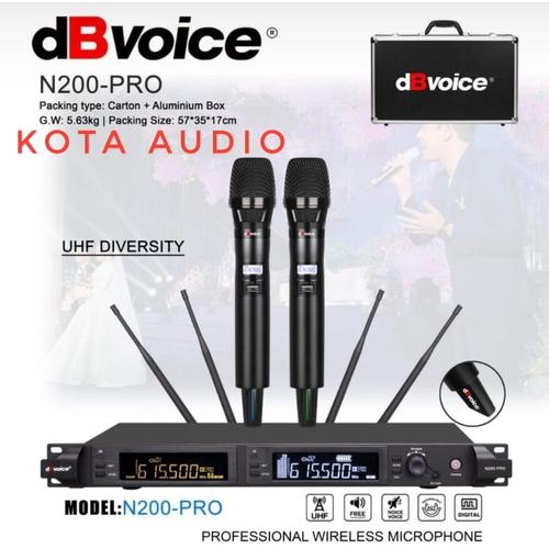 Jual Mic Wireless Original DB Voice N 200 Pro / N200 Pro DbVoice ...