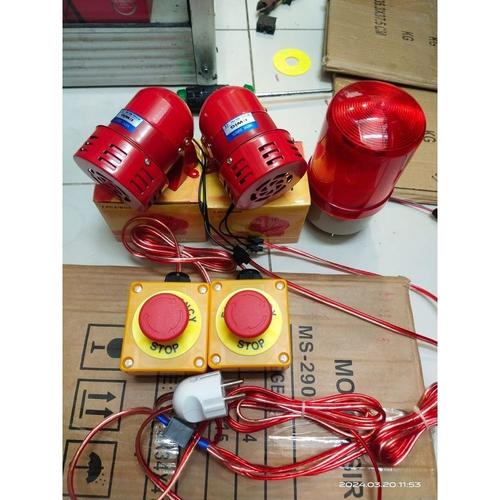 Jual Sirine Fire Alarm Doubel MS 190+Lamp 2 Tombol Siap Pakai - Jakarta ...