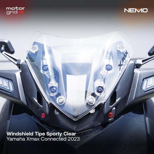 Jual NEMO Windshield / Visor Yamaha New Xmax Connected Tipe Sporty ...