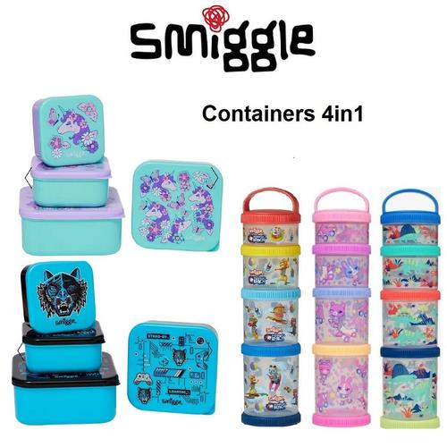 Jual Termasuk Pajak! Original Smiggle Snack Stack Kid Snack Storage ...