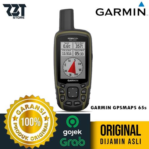 Promo GARMIN GPSMAPS 65s GPS 65s GPS HANDHELD MULTIBAND SENSOR GARANSI ...