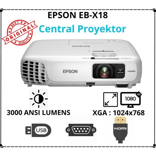 Jual Proyektor Epson EB-X18 HDMI Projector - Jakarta Utara - Central ...