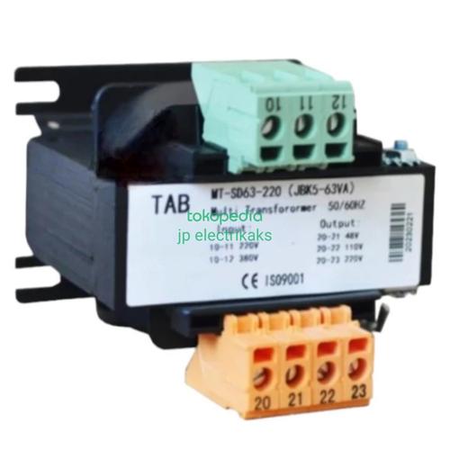 Jual Trafo Step Down 63VA Input 380V/220V AC Multi Transformer Step ...