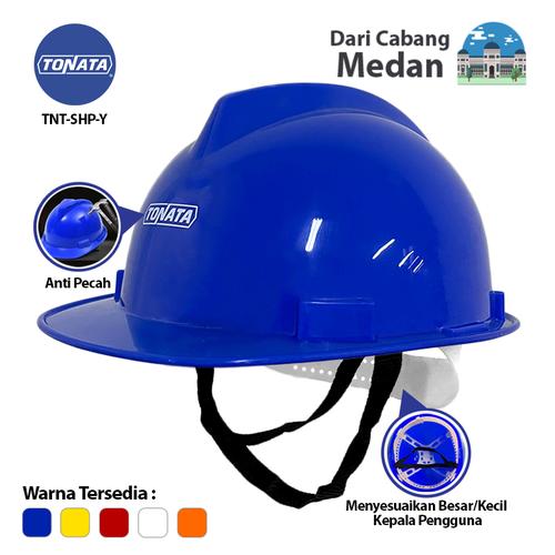 Promo Safety Helmet / Helm Proyek Include Inner Ring / Helm Kerja Biru ...