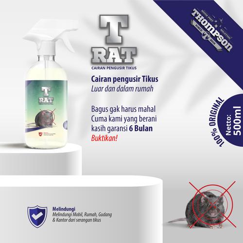Jual T-Rat Cairan Semprot Racun Pengusir Tikus Mobil/Rumah/Gudang Rat ...