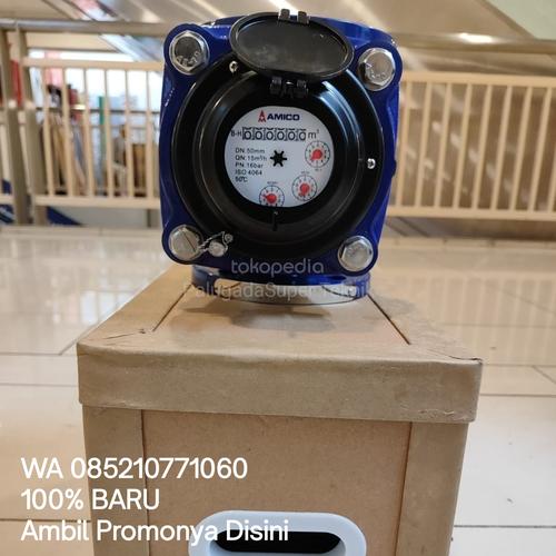 Jual Water Meter Amico 2 Inch Dn 50 mm Type LXLC-50 Flange Pendek 20 CM ...