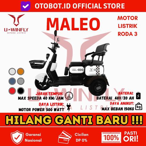 Promo Sepeda Motor Listrik Roda Tiga Uwinfly Maleo 500Watt Garansi ...