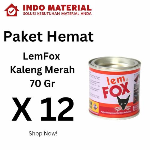 Jual Paket Hemat Lem Kaleng Merah 70 gr Satu Lusin | Lem Kuning - Kab ...