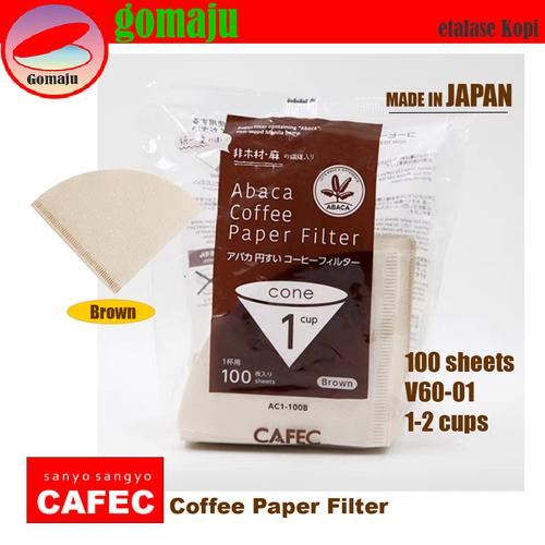 Jual V6-01 CAFEC-JAPAN Abaca Coffee Paper Filter Kertas Saringan Kopi ...
