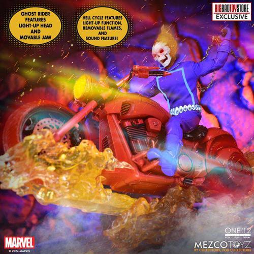 Jual DP Mezco Toyz ONE:12 Collective Ghost Rider & Hell Cycle ...