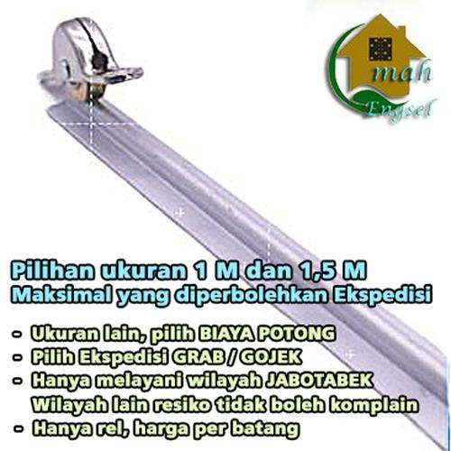 Jual REL RODA SLIDING PINTU & JENDELA "T" Rel Sliding door Track A ...