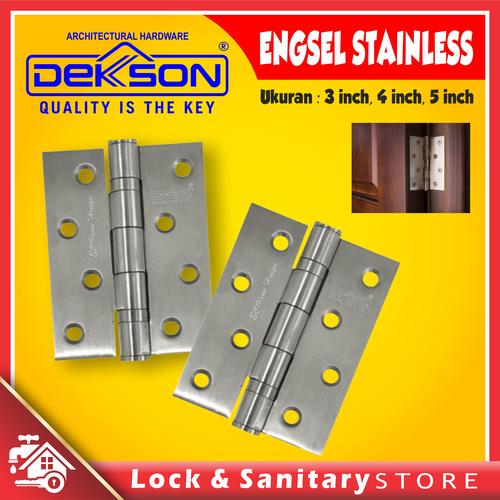 Jual Engsel Dekson / Dekkson ECOLINE 4X3X3MM 2BB SSS Engsel Pintu ...