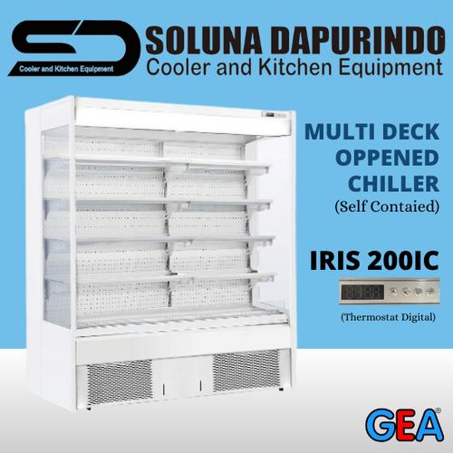 Jual GEA MULTI DECK OPPENED CHILLER (SelfContaied) IRIS 200IC / IRIS-200IC - Kota Surabaya ...