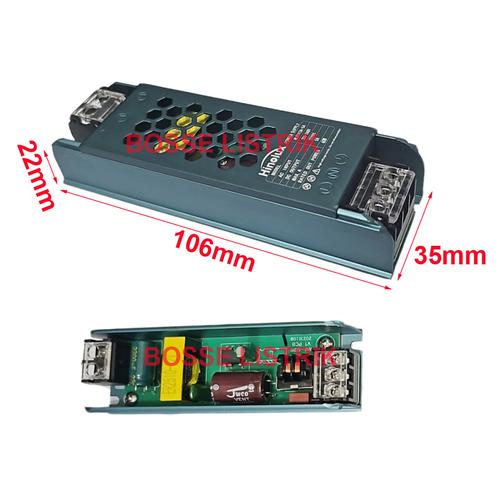 Jual Power Supply Switching / Travo LED Strip SLIM 12V 3A / 5A - 5A 12V ...