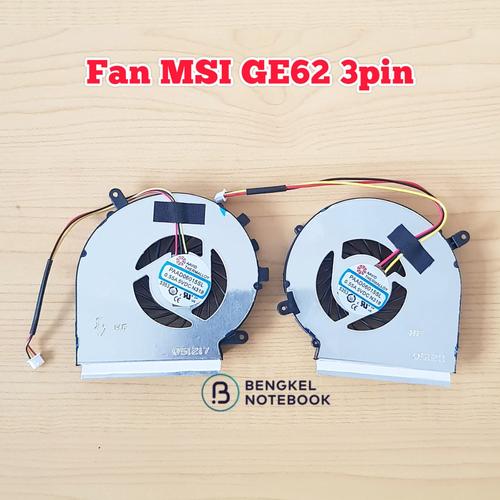 Jual Fan MSI GE62VR GP62MVR GL62M GE72 GE62 PE60 GL72 MS-16J5 3PIN ...