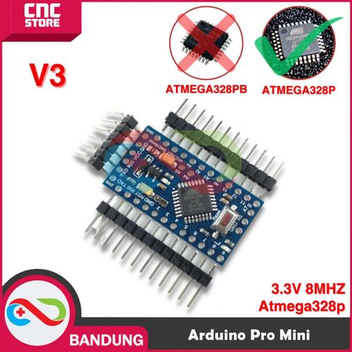 Jual ARDUINO PRO MINI 3.3V 8MHZ ATMEGA328 PROMINI V3 ATMEGA328P ...