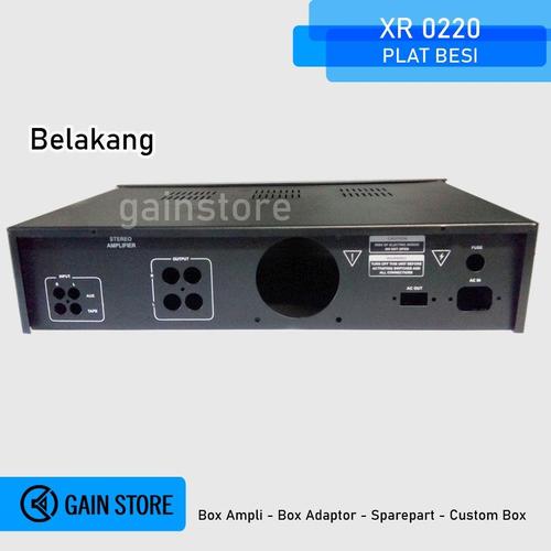 Jual BOX AMPLI AMPLIFIER XR 0220 AMPLI POWER 2 LUBANG PLAT BESI - NON USB - Jakarta Barat ...