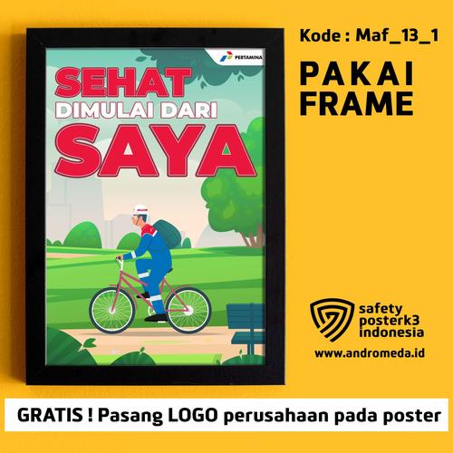 Jual Poster Slogan Safety Pertamina, Sehat Di Mulai Dari Saya 13_1 ...