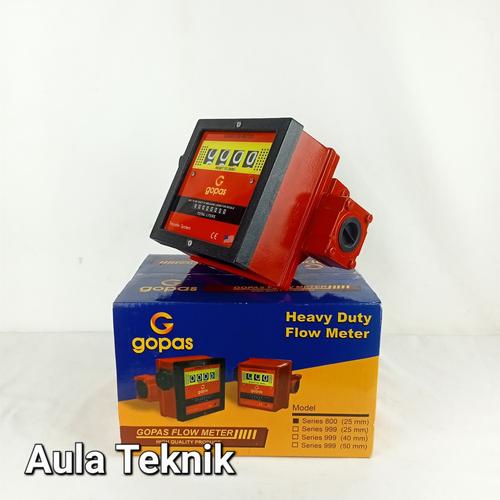 Jual Flow Meter Gopas 4 Digit & Flow Meter Solar 1 Inch Series 999 ...