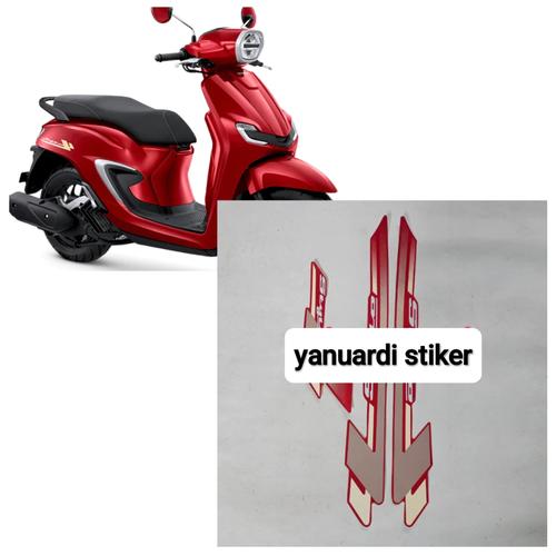 Promo STRIPING LIST STIKER HONDA STYLO 160 TAHUN 2024 STYLO 160 - Merah ...