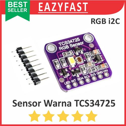 Jual Modul Sensor Warna TCS TCS34725 RGB Color Filter Module Arduino ...