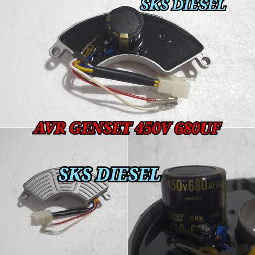 Jual AVR Genset Bensin Solar 450V 680UF Model Aluminium 5000 6000 7000 ...