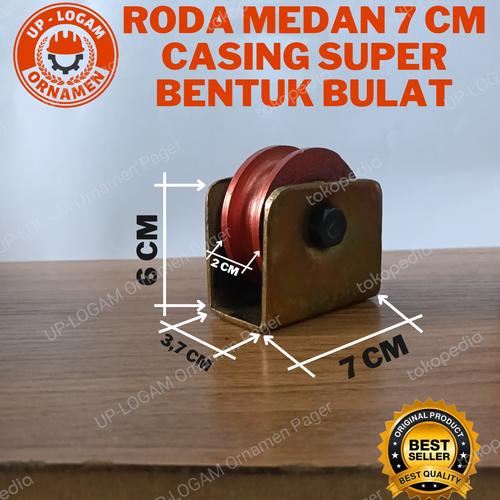 Jual Roda Pagar Besi Gerbang Rumah Medan Ukuran 7 Cm / Model Behel ...