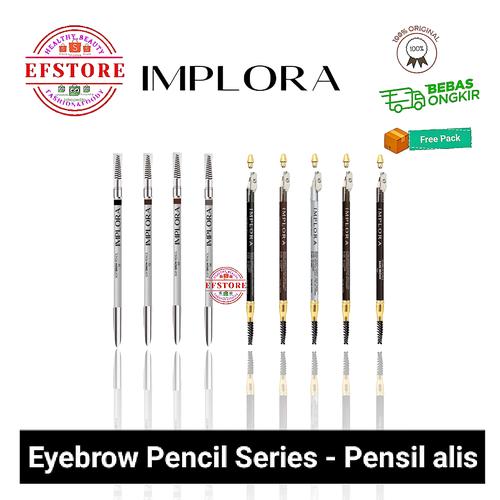 Promo IMPLORA Eyebrow Pencil - Pensil Alis - DARK BROWN 007 - Kota ...