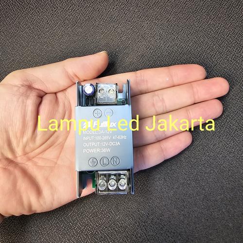 Jual trafo mini 12v 3ampere 36watt. adaptor powersupply 3a mini dc 12v ...