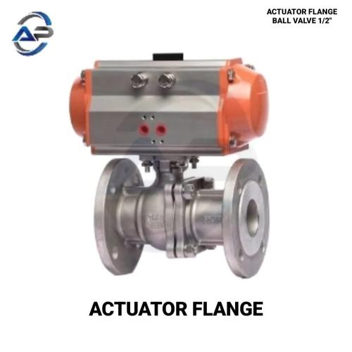 Jual Actuator Ball Valve Stainless Flange JIS 10K Double Acting 1/2 ...