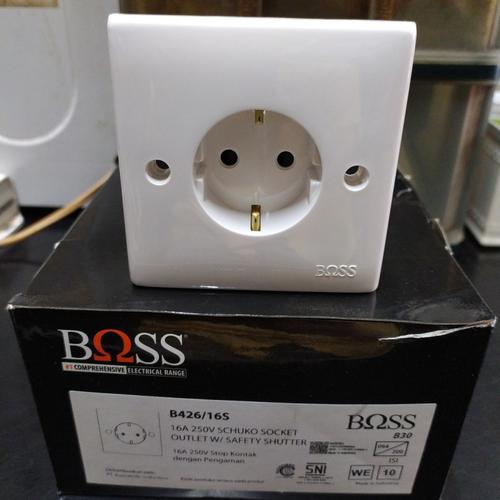 Promo Stop Kontak Saklar Boss B426/16S model classic polos inbow ...