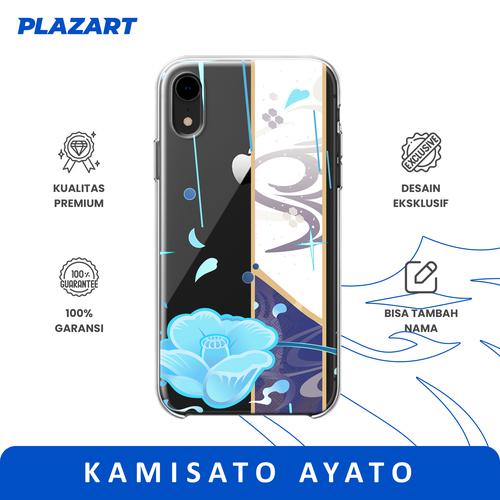 Promo Case Casing HP Kamisato Ayato Genshin Impact Semua Tipe HP PREMIUM - Blackmatte - Kab ...