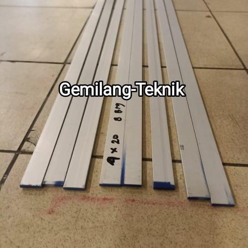 Jual Plat Strip Aluminium 5mm X 50mm X 1000mm - Plat Aluminium Strip ...