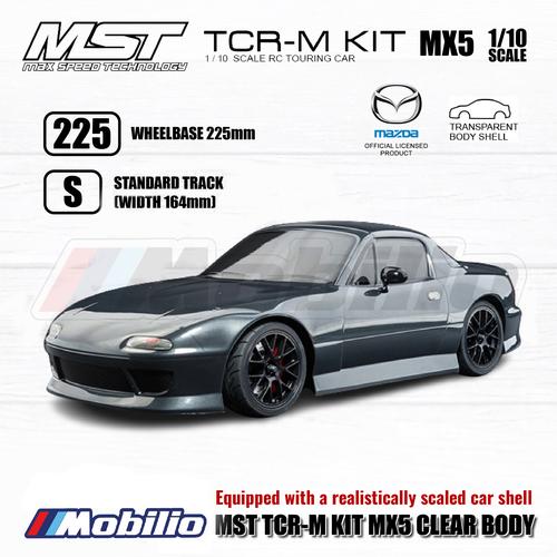 Jual MST TCR-M RC 1/10 On-Road Racing Car KIT with Mazda MX-5 Clear ...