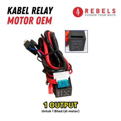 Promo Kabel Set Relay Hid Motor H4 Universal Passive Relay - Unmerek ...