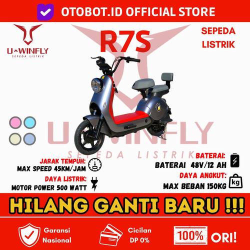 Jual SEPEDA LISTRIK UWINFLY R7S Redfish R-7S Garansi Resmi - RED - Kab ...