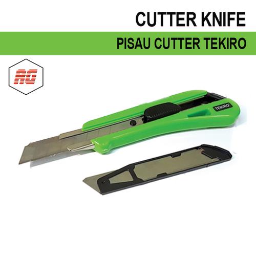 Jual TEKIRO Pisau Cutter / TEKIRO Cutter Knife - 18mm - Kota Tangerang ...