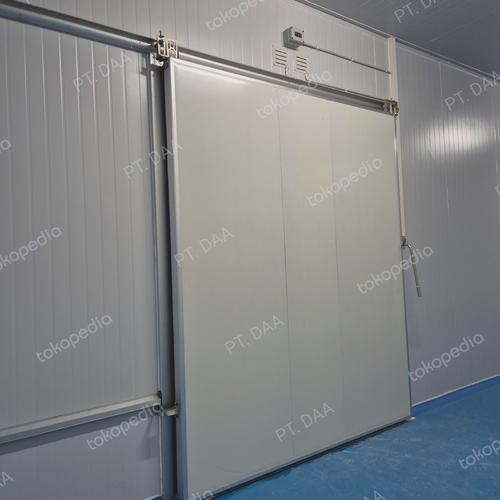 Jual Sliding door PU/ Pintu geser PU/ Pintu dorong Cold storage/ Cold ...