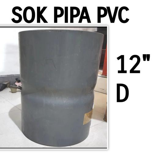 Jual Sok pvc 12" inch D Sock shock socket sambungan pipa pvc lurus 12 ...