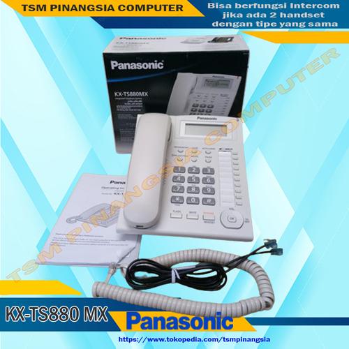 Jual Telepon Panasonic KX-TS880 MX / KX-TS 880 Telephone Caller id ...