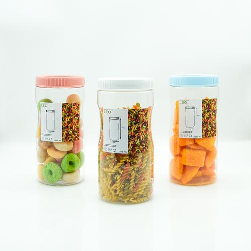 Jual Food Container 1200ml Toples Plastik Wadah Makanan Kerupuk Snack ...