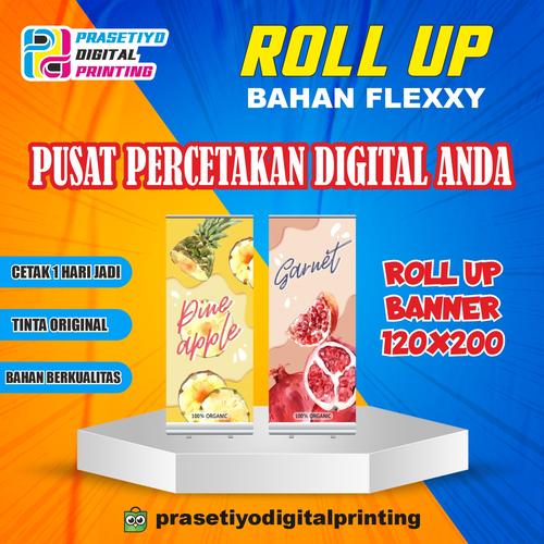 Jual Cetak Roll up Banner Size 120x200 Dengan Tiang Bisa Custom Desain - Kab. Tangerang ...