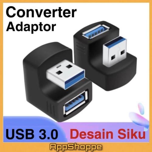 Jual Converter Adapter Siku 5Gbps Connector USB 3.0 Sync Data LTE Daya ...