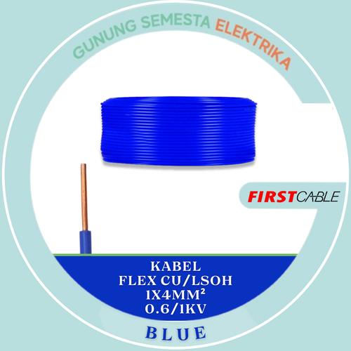 Jual KABEL Flex Cu/LSOH 1 x 4mm2 0.6/1kV "FIRST CABLE" - Blue - Jakarta ...