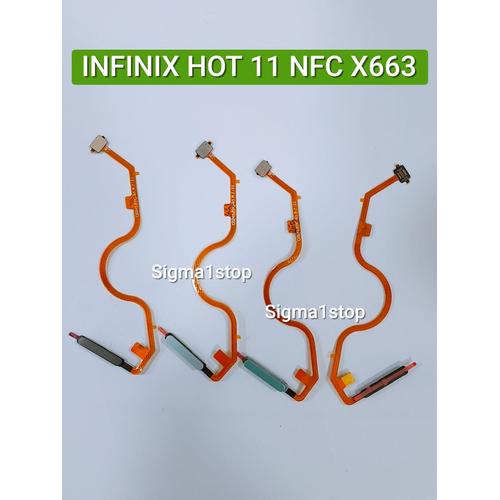 Jual INFINIX HOT 11 X663 11S NFC X6812 FINGER PRINT FLEXIBLE TOMBOL ...