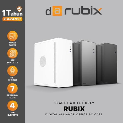 Jual Casing PC Digital Alliance Rubix - ATX Case Office DA Rubix ...
